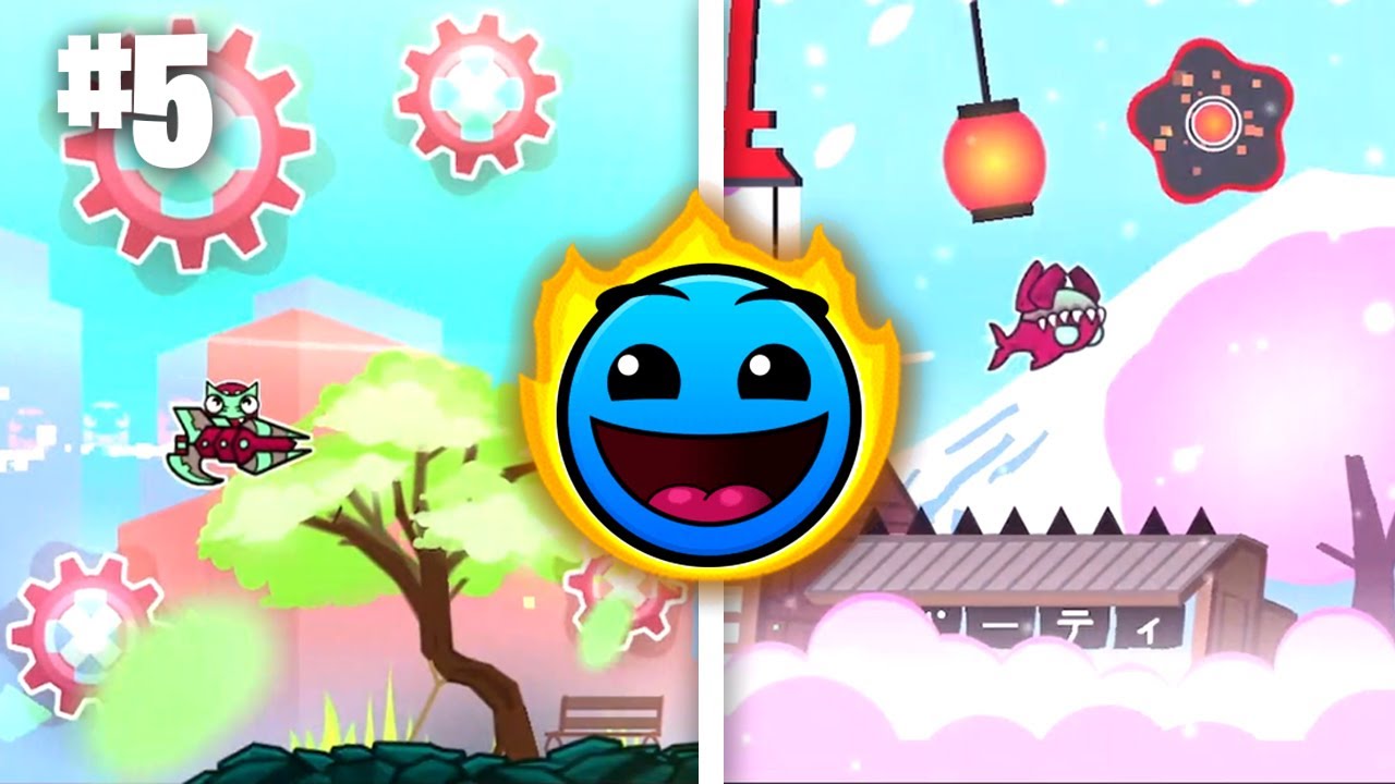 Aesthetic! Cool Easy Levels #5 | Geometry Dash - YouTube