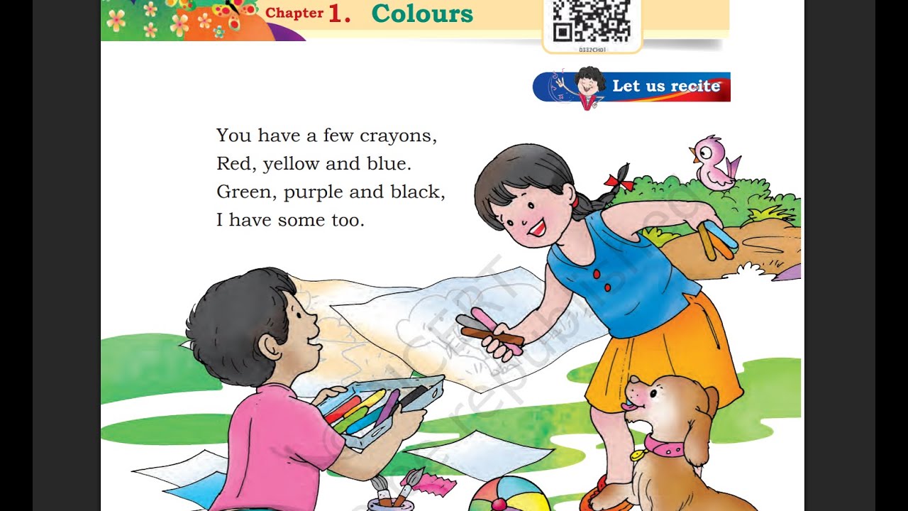 Colours | Class 3 ENGLISH Chapter 1 | NCERT | Q & A | Santoor ...