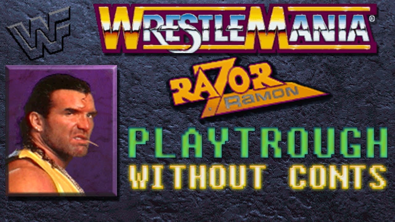 WWF Wrestlemania: The Arcade Game (Razor Ramon) Playthrough ...