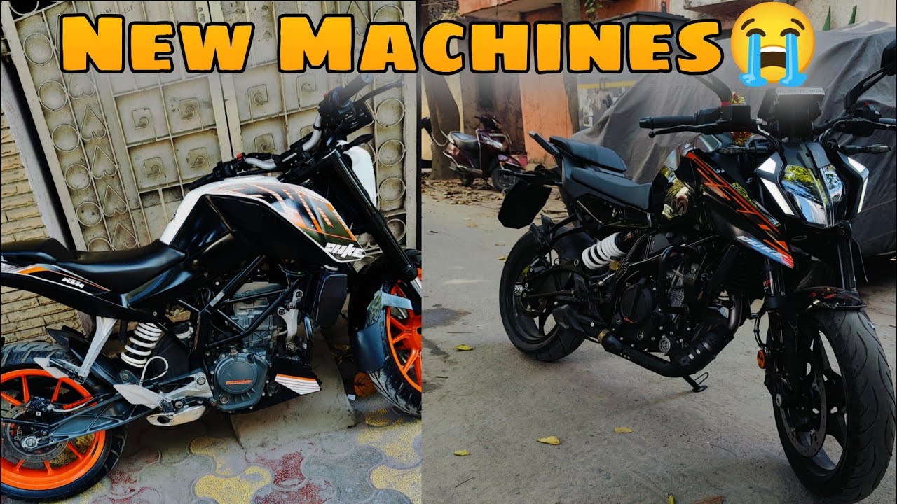 New duke 250 black edition in house 🥹♥️ | Modification 🏍️ | Harsh ...