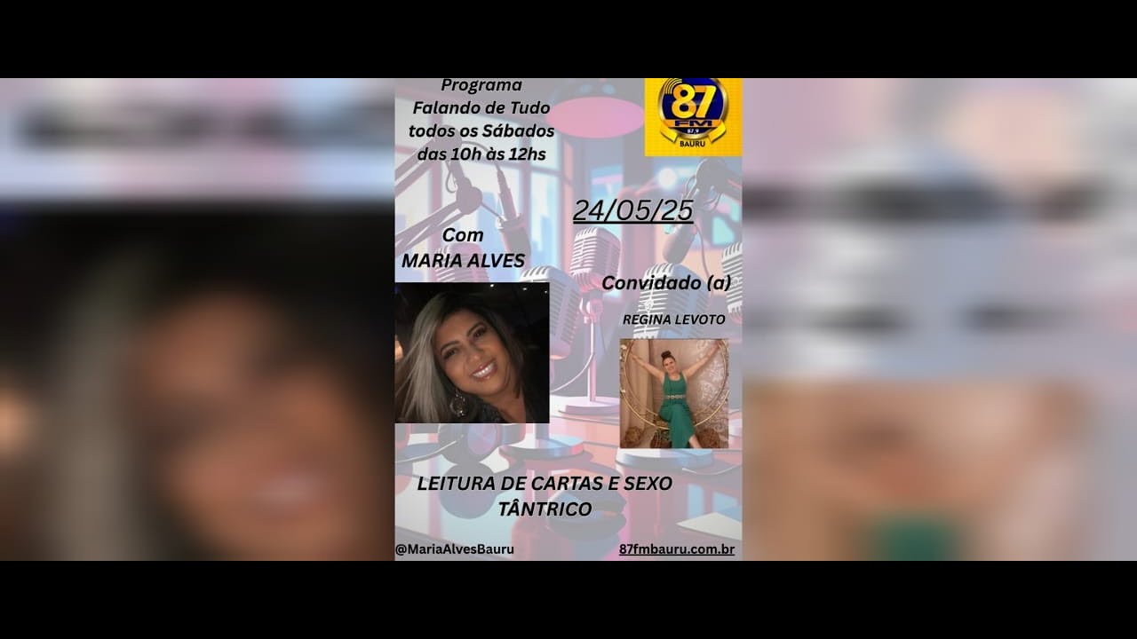 PROGRAMA : FALANDO DE TUDO COM MARIA ALVES 24/05/25 - YouTube