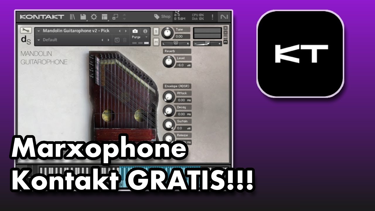 Mandolin Guitarophone (Marxophone) Kontakt Gratis!! - YouTube