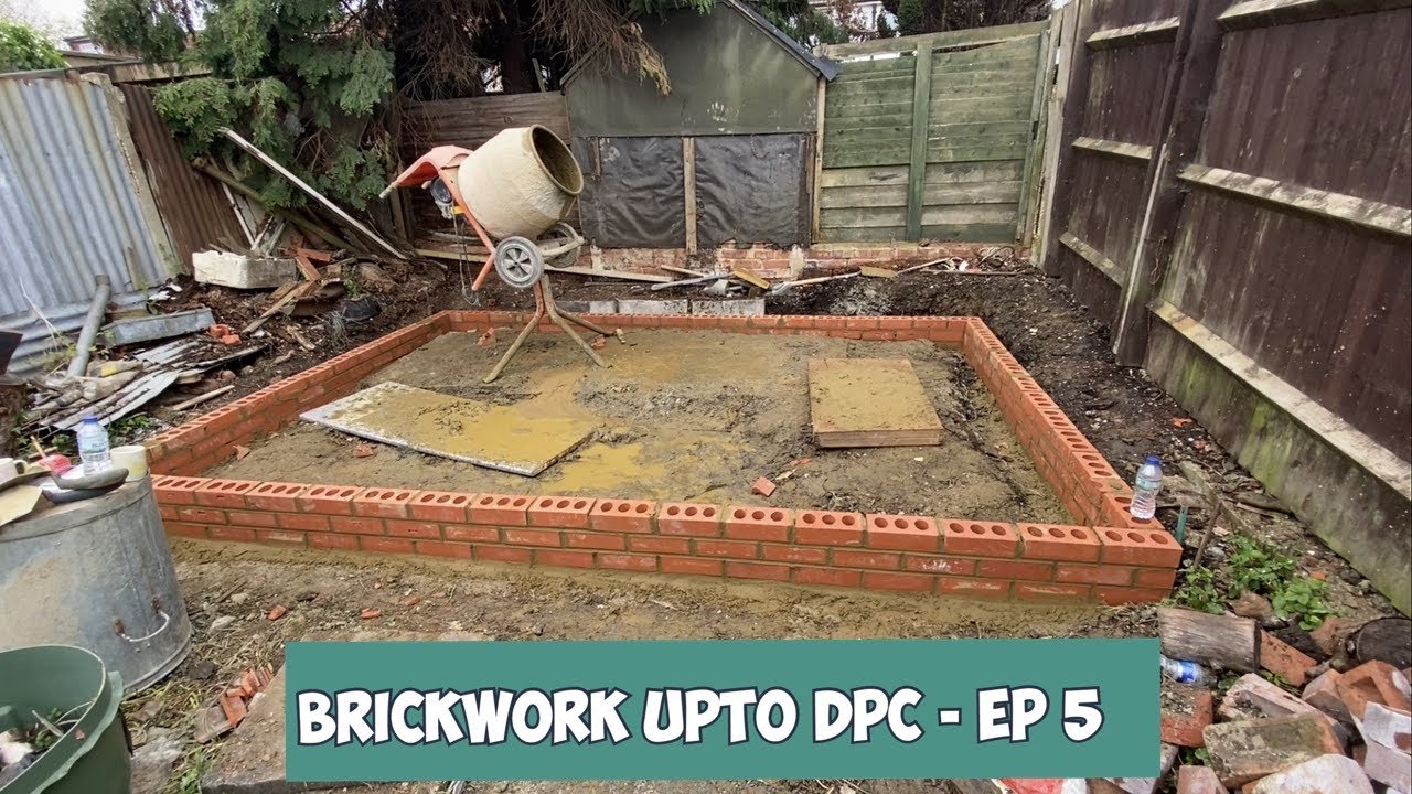 Brickwork upto DPC - Ep 5 - YouTube