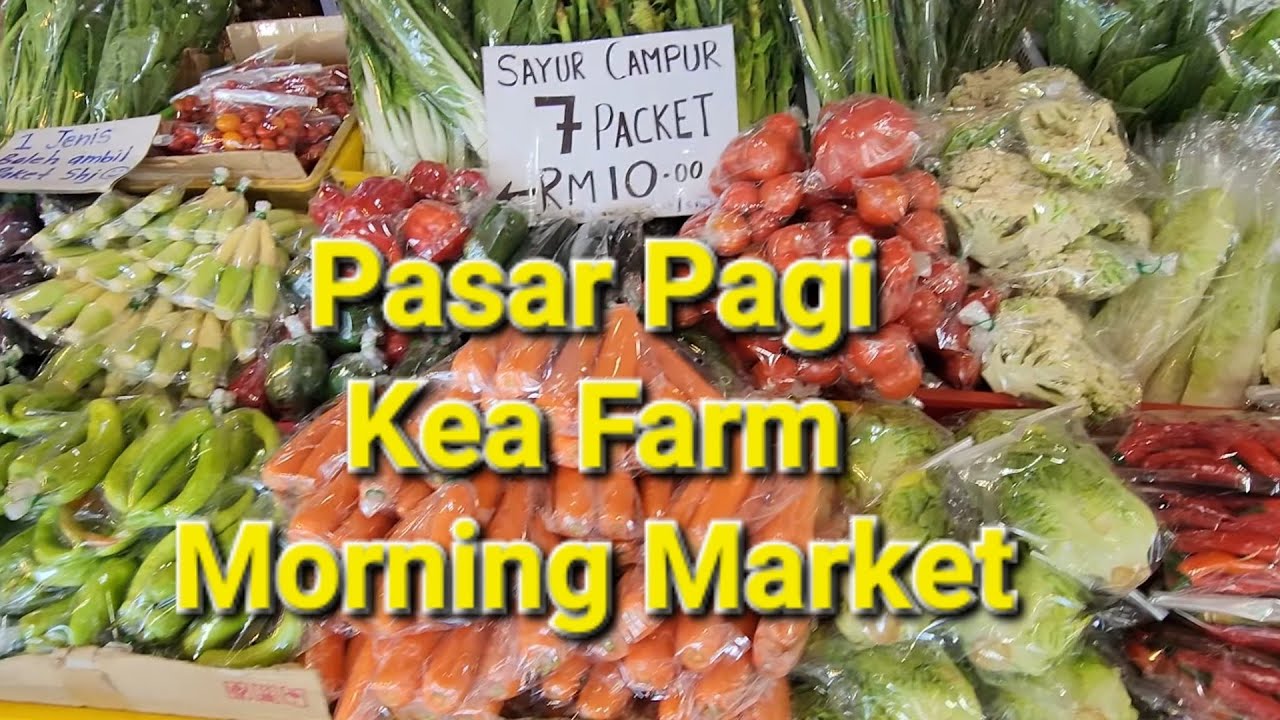 Pasar Pagi Kea Farm Morning Market near Brinchang Cameron Highlands ...