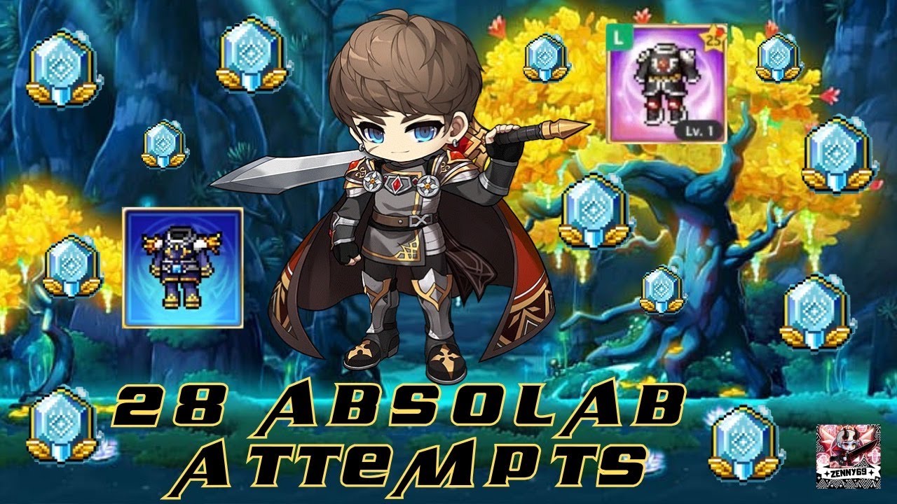 Maple Story M : Absolab Suite 28 Attempts. - YouTube