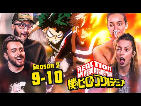 Deku vs Todoroki! My Hero Academia - 2x9 & 2x10 Team Wellz Reaction!