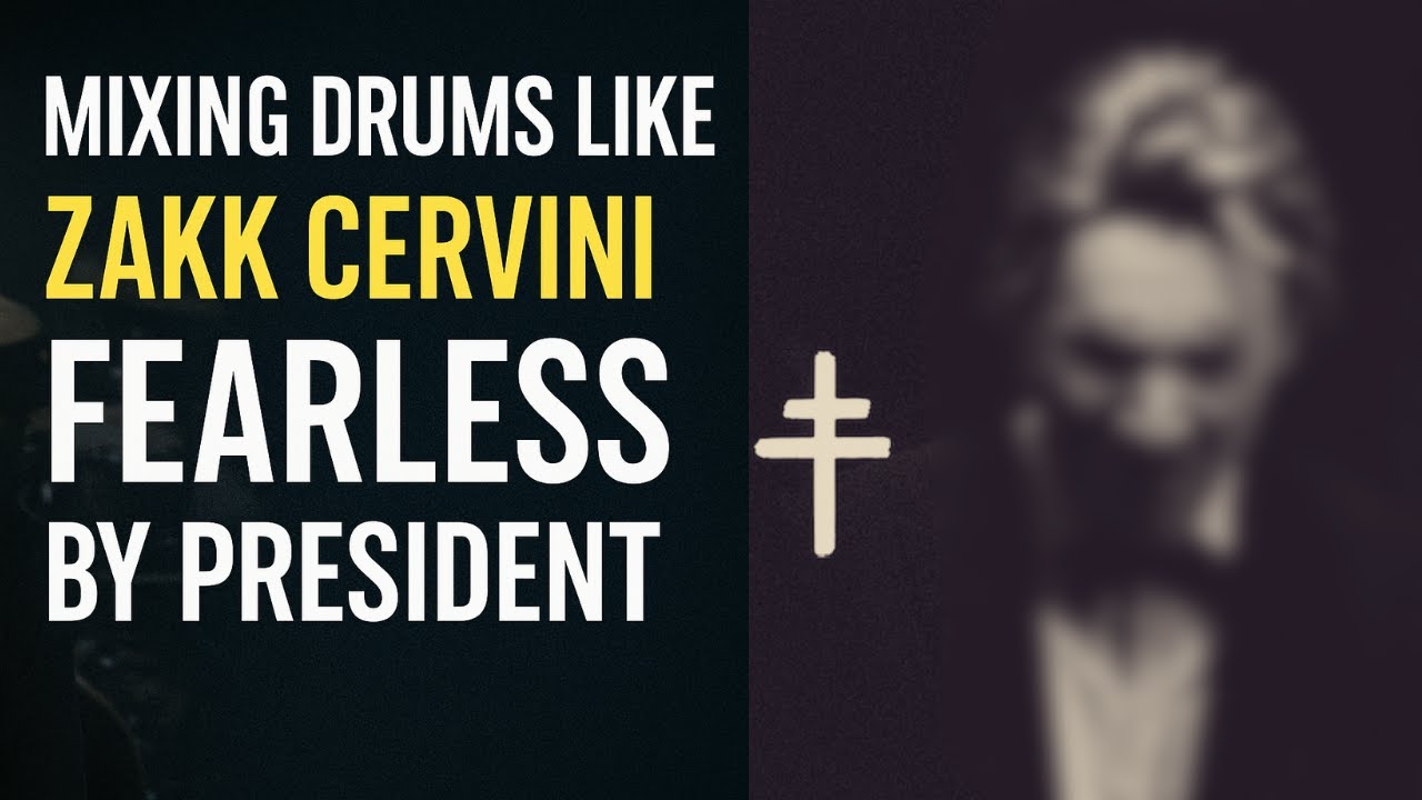 Mixing Drums Like Zakk Cervini – Fearless by President (Drum Recreation) - YouTube