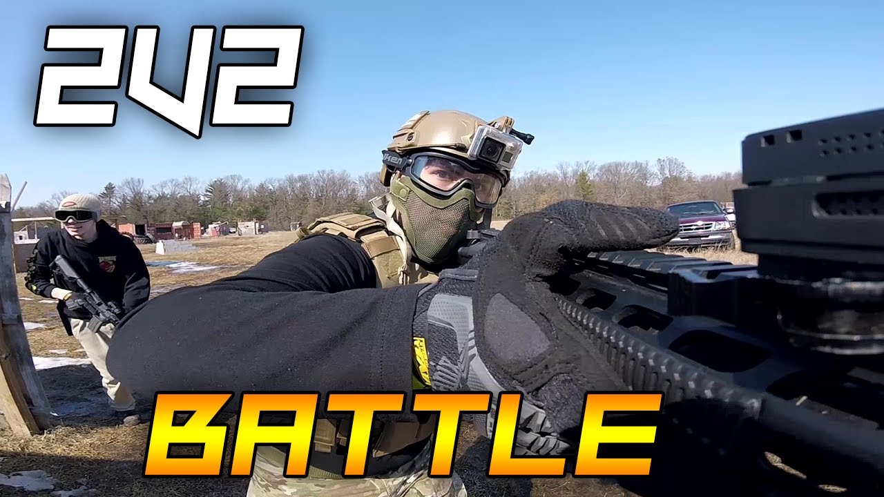 2v2 Battles At Action Sports (Airsoft Gameplay) - YouTube