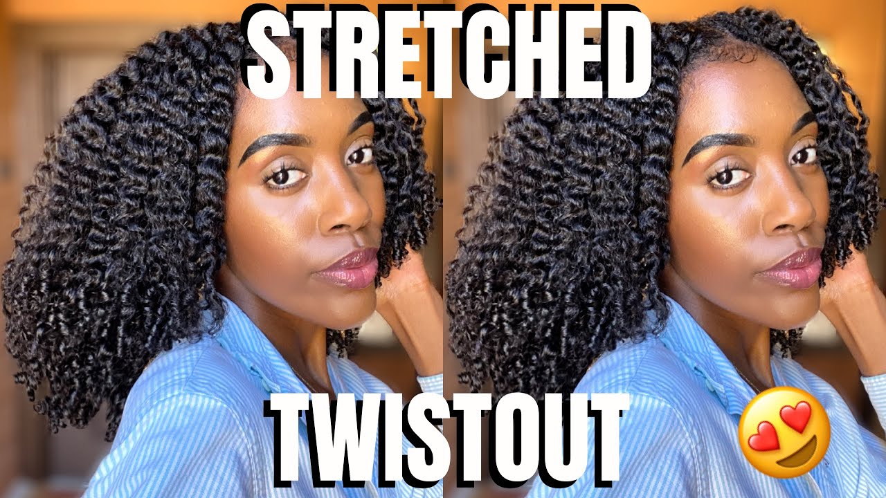 LESS SHRINKAGE STRETCHED TWISTOUT on Natural Hair - Lets get into this ...