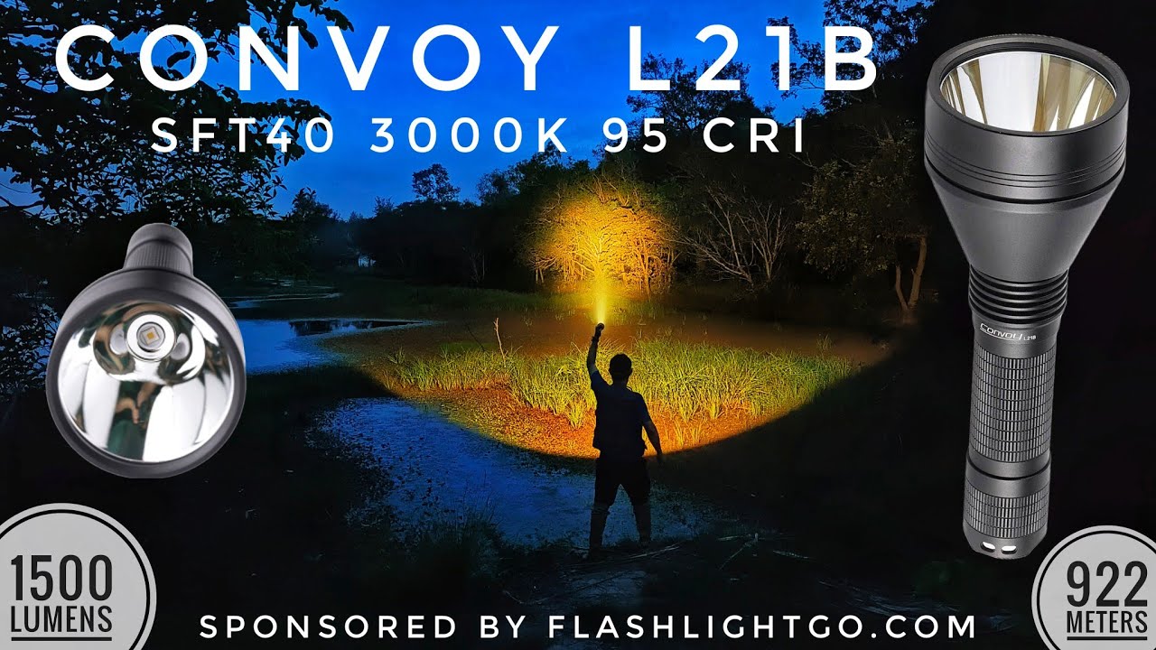 Convoy L21B SFT40 3000K vs L21B SFT40 6500K - YouTube