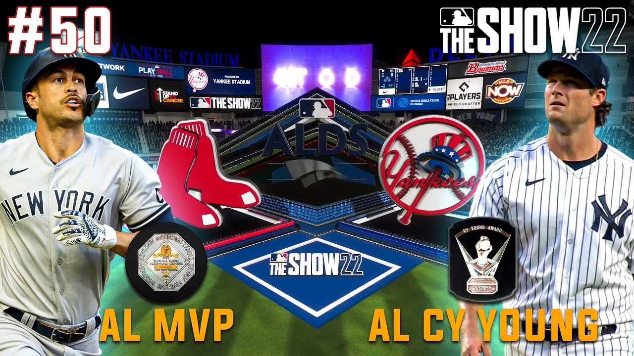 GIANCARLO STANTON MVP! GERRIT COLE CY YOUNG! MLB The Show 22 - Road to the Show #50 - YouTube