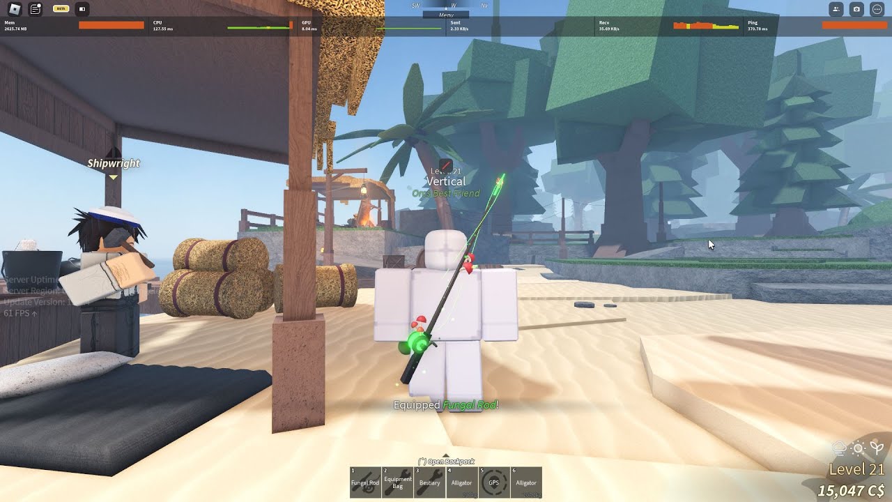 How to get FUNGAL ROD in ROBLOX FISCH *read desc* - YouTube