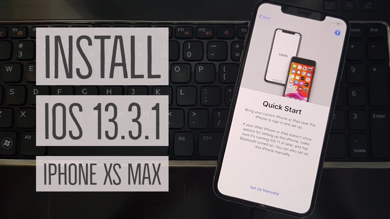 Flash Iphone Xs Max IOS 13.3.1 With 3utools || How To Flash Iphone Xs ...