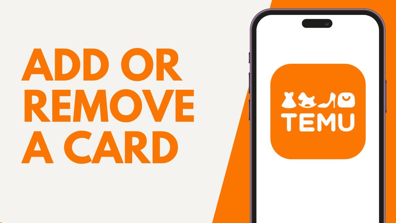 How to Add or Remove a Card on Temu - YouTube