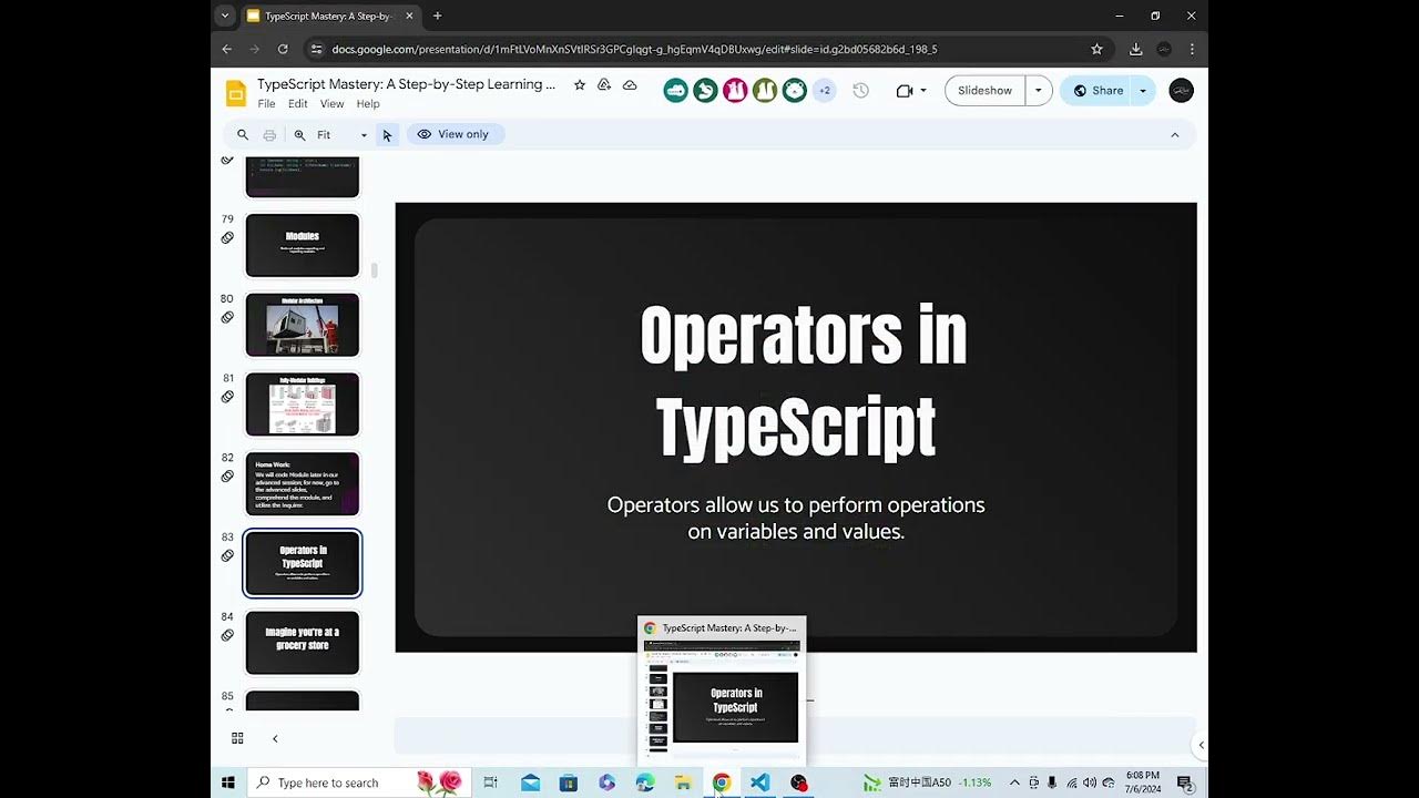 Ultimate Guide to Beginners | TypeScript Setup Tutorial Part|| Slides 82 to 125 - YouTube