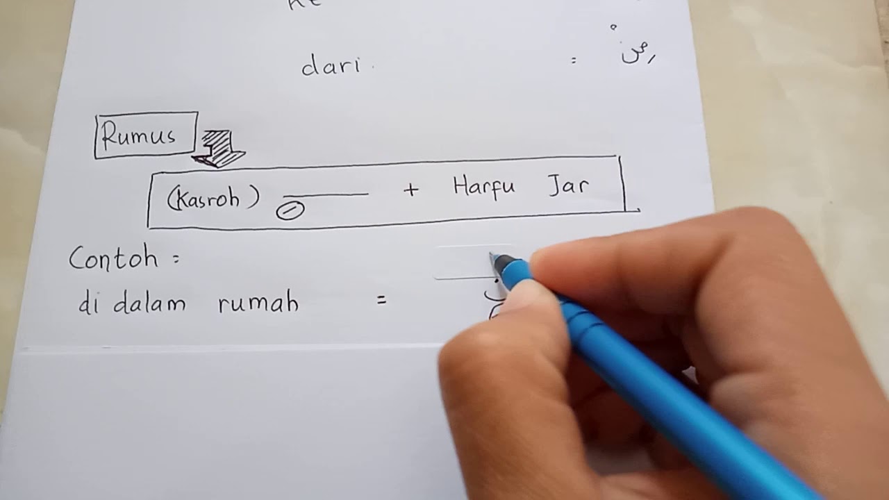 Bahasa Arab kelas 5. Harfu jar☺️ - YouTube