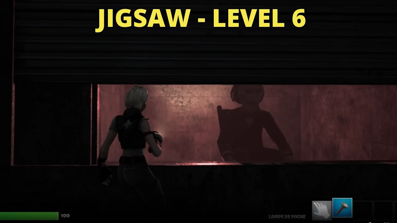 How To Complete Escape Jigsaw LEVEL 5 ESCAPE JIGSAW FORTNITE tutorial horror jigsaw JKR_JULIAN ...