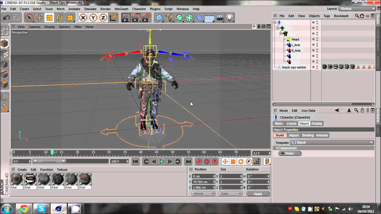 Cinema 4D | R13 New rigging system Tutorial - YouTube