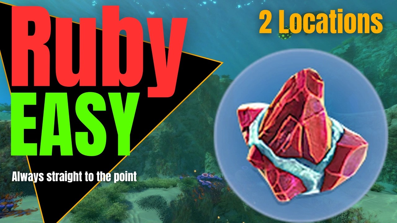 Where to find Ruby in Subnautica - YouTube