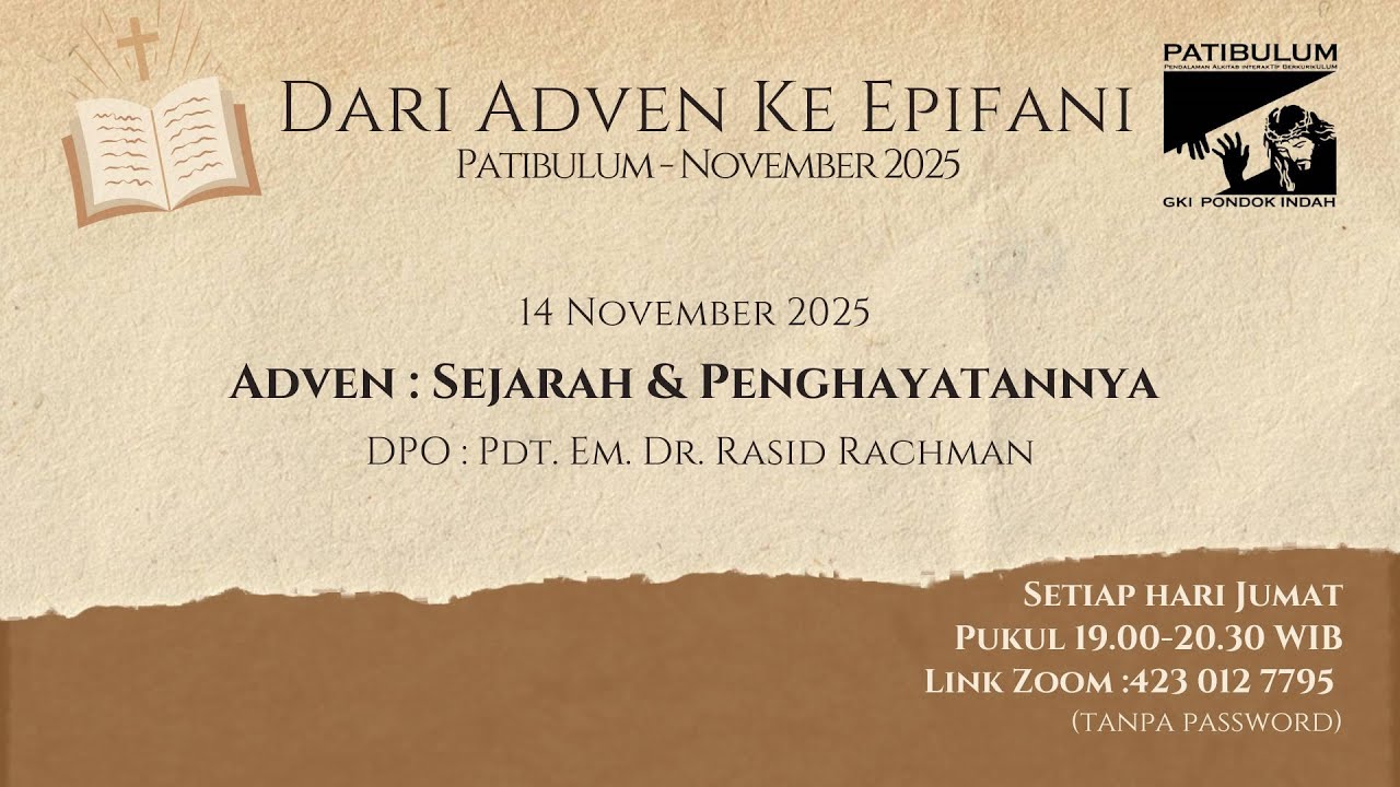 PATIBULUM - Dari Adven ke Epifani : Adven Sejarah & Penghayatannya ...