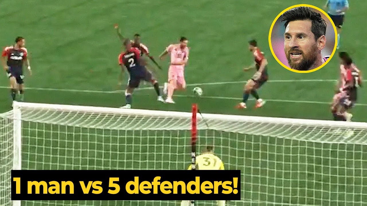 Moment Ankara Messi tried to recreate his solo goal during the game ...