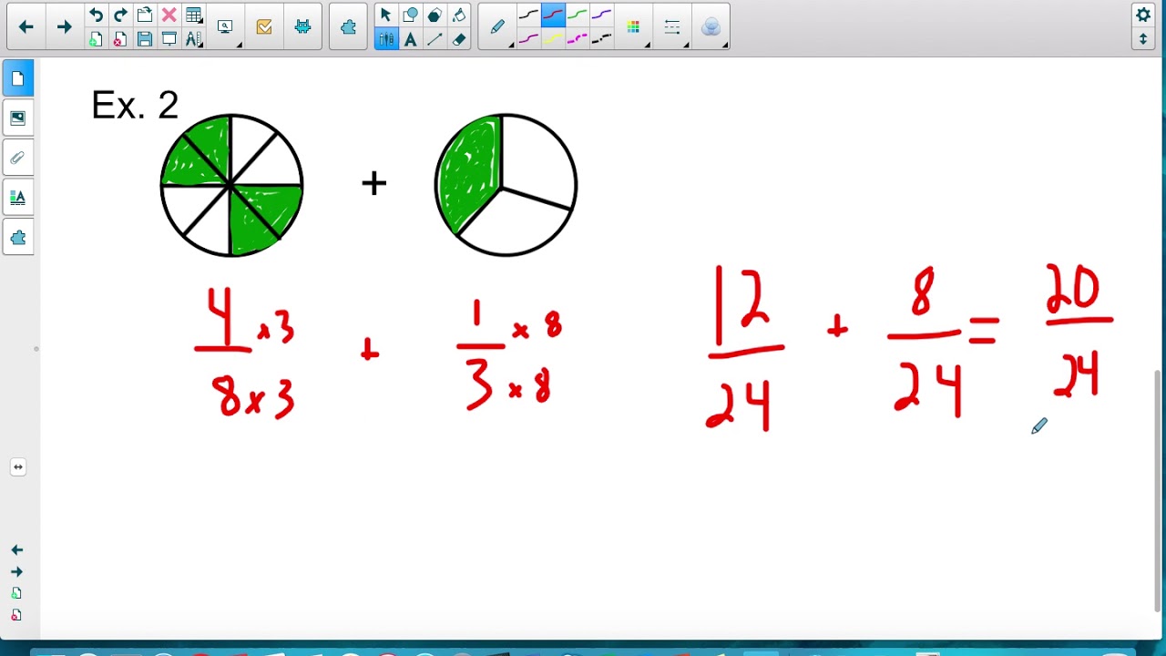 Operations with Fractions 4 - YouTube