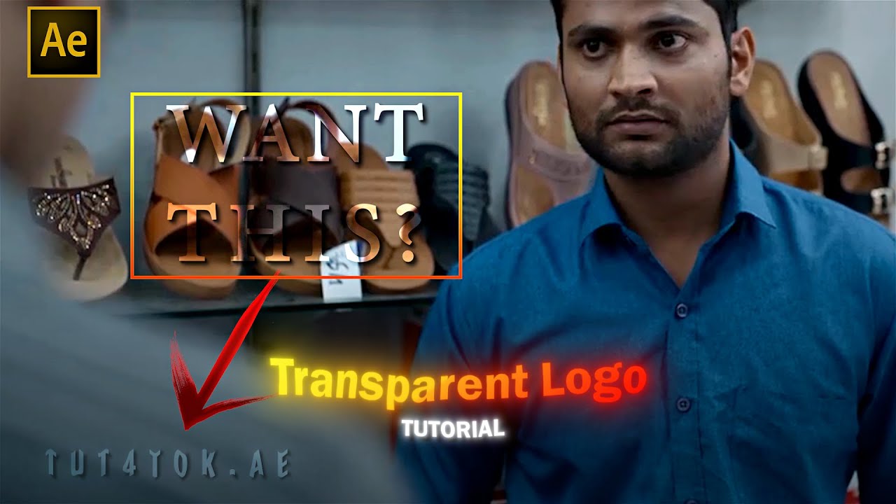 Transparent Watermark Tutorial [Easy] | After Effects - YouTube