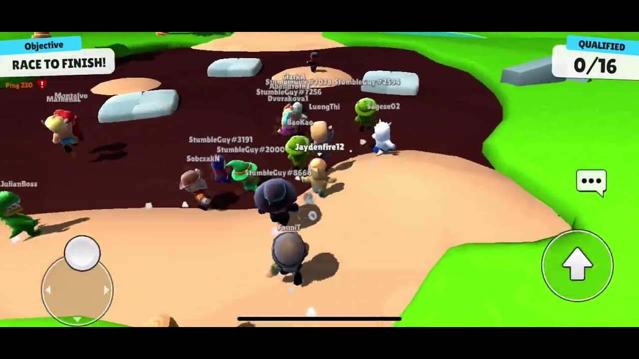 I was lagging in stumble guys - YouTube