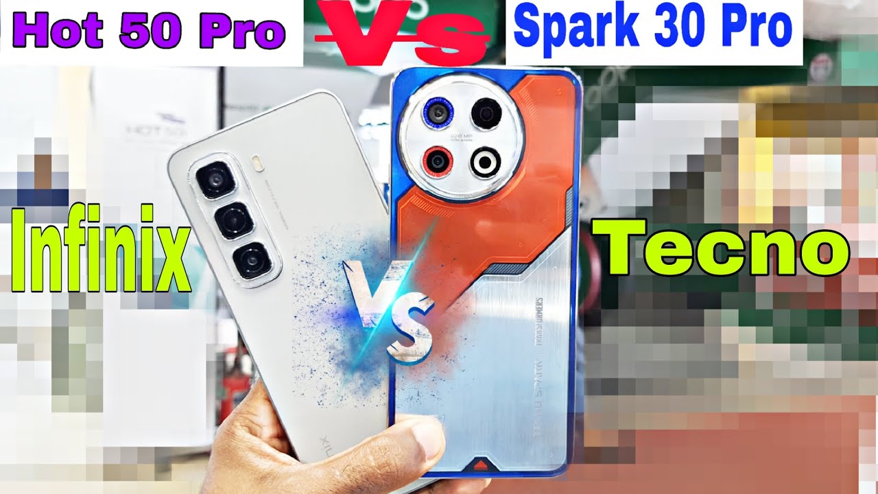 Infinix Hot 50 Pro Vs Tecno Spark 30 pro |কে এগিয়ে⚔️Hot 50 Series ...