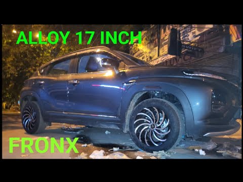 fronx modification with 17 inch alloy || full modification aftermarket ...