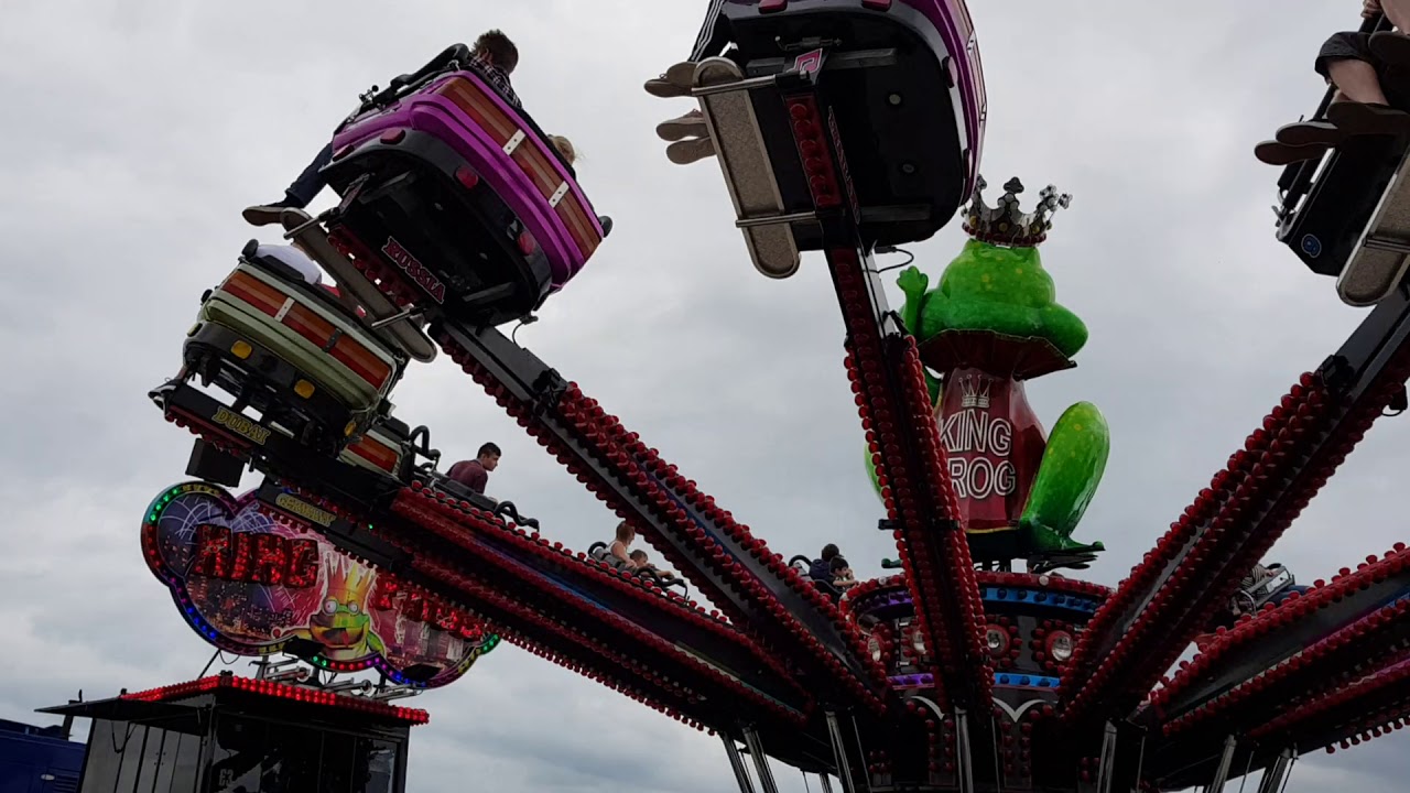 Billy crows king frogs off ride Spanish City opening Whitley bay 2018 ...