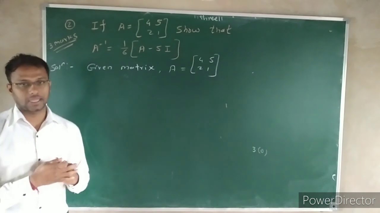 Imp Questions of Matrix - YouTube