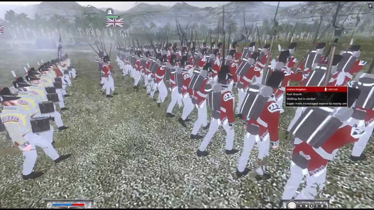 Napoleon Total War Coldstream VS Old Guard - YouTube