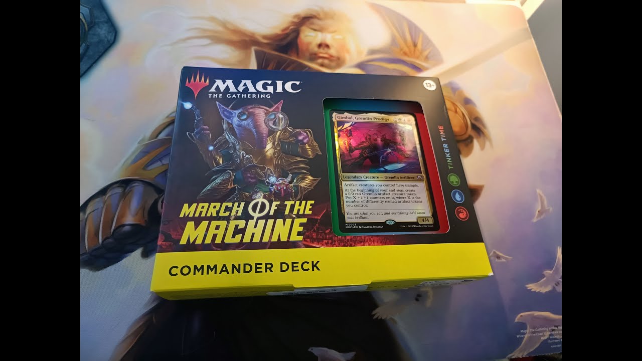 Commander deck March of the machine Tinker time - YouTube