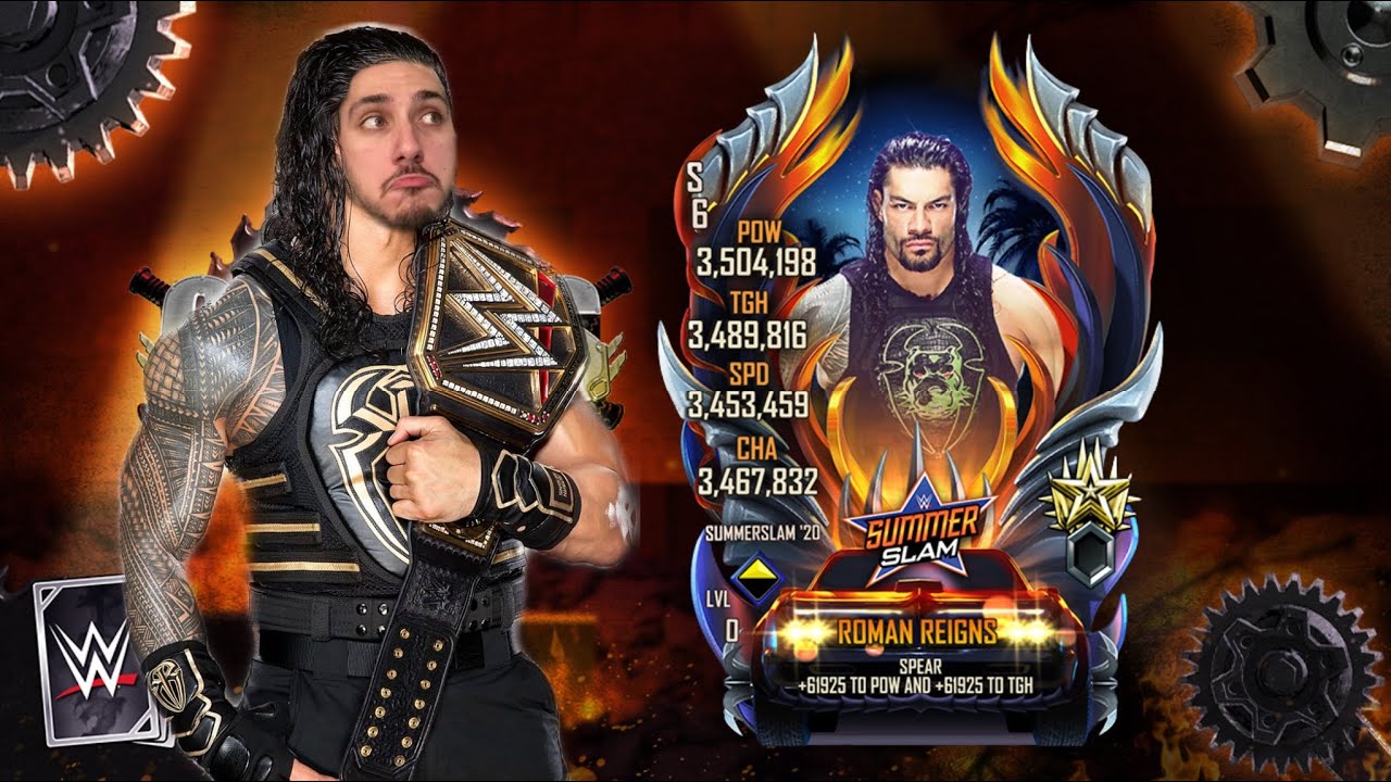 SACANDO A ROMAN REIGNS DE EVENTO - WWE SUPERCARD - YouTube