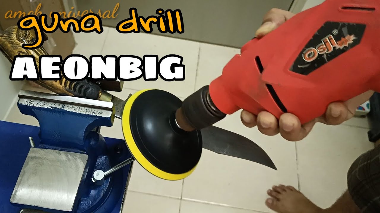cara asah parang bagi berkilat | bersinar chome - YouTube