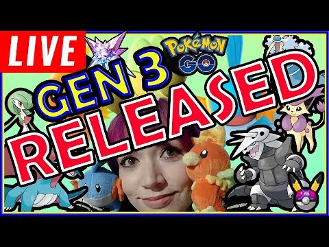 GEN 3 RELEASED IN POKEMON GO! THE FIRST 4 HOURS! - YouTube