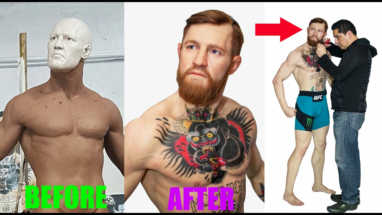 Process of making LIFELIKE Hyper Realistic LIFESIZE STATUE of Conor ...