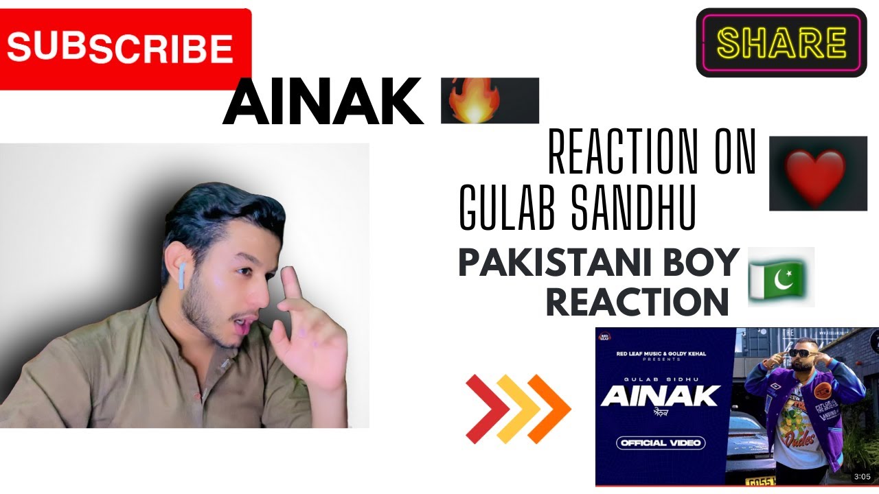 REACTION on Ainak (Full Video) | Gulab Sidhu | Sukh Lotey | New Punjabi ...