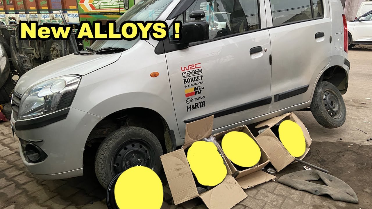 LEGAL ALLOY Wheels for WagonR 😍Must watch this before you upgrade to ...