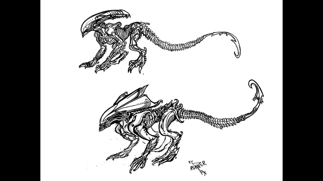 Xenomorph Runner Drone in Spore - YouTube