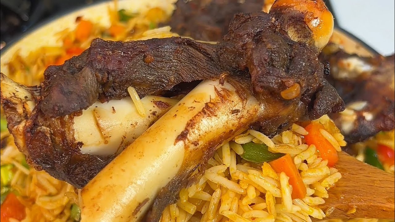 Lamb fried rice | chef Amors | what to do with Sallah meat - YouTube
