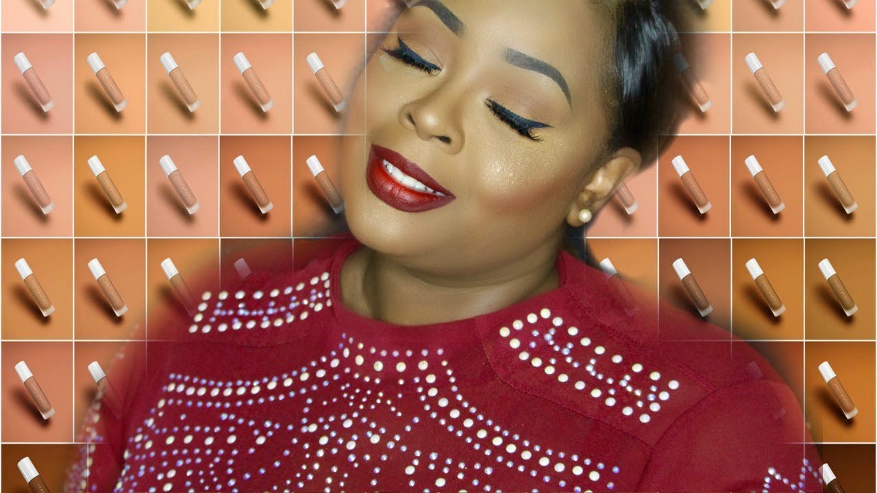 ALL 40 FOUNDATION SHADES SWATCHED 😳 FENTY BEAUTY FIRST IMPRESSION AND ...