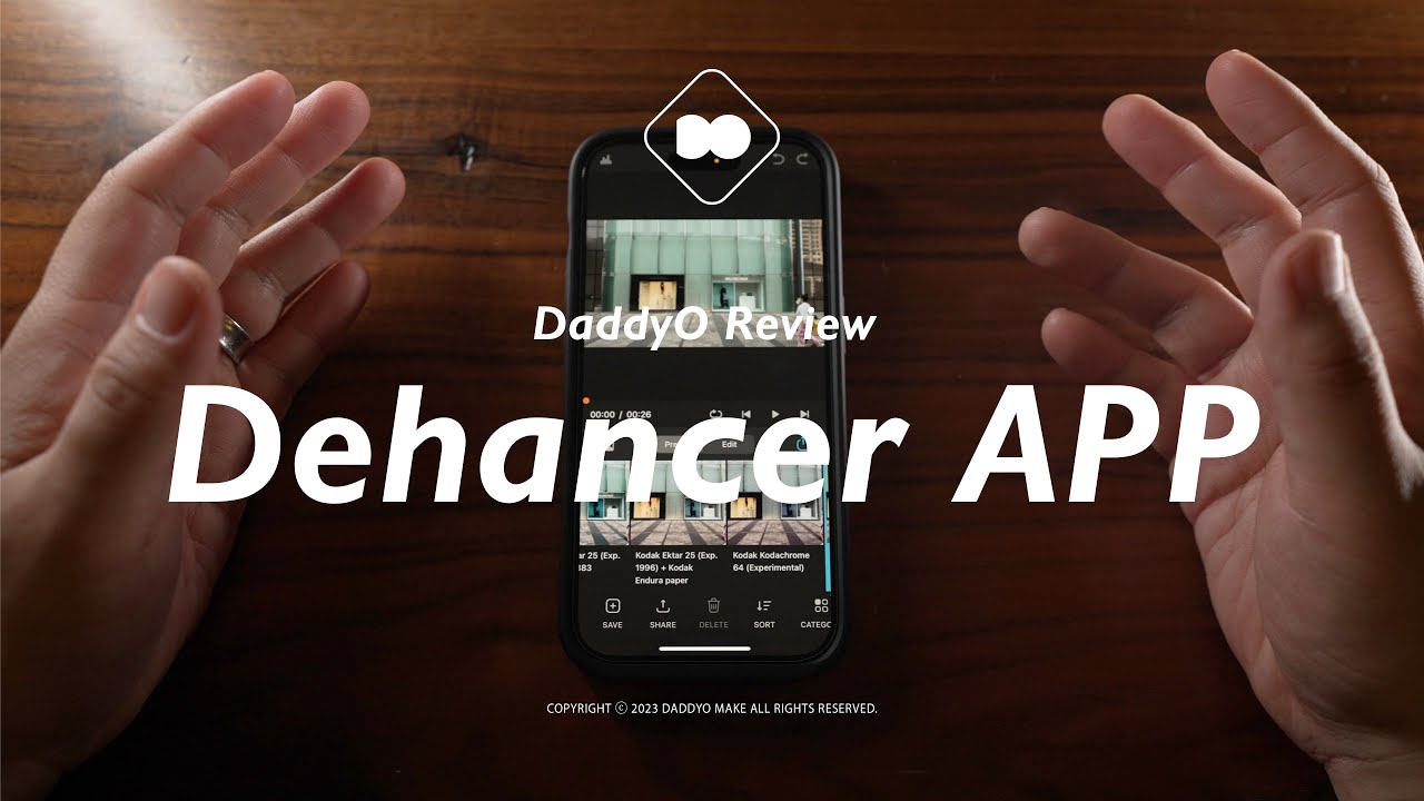 아이폰에서도 손쉽게 필름룩을 만드는 방법... Dehancer APP 리뷰 - YouTube