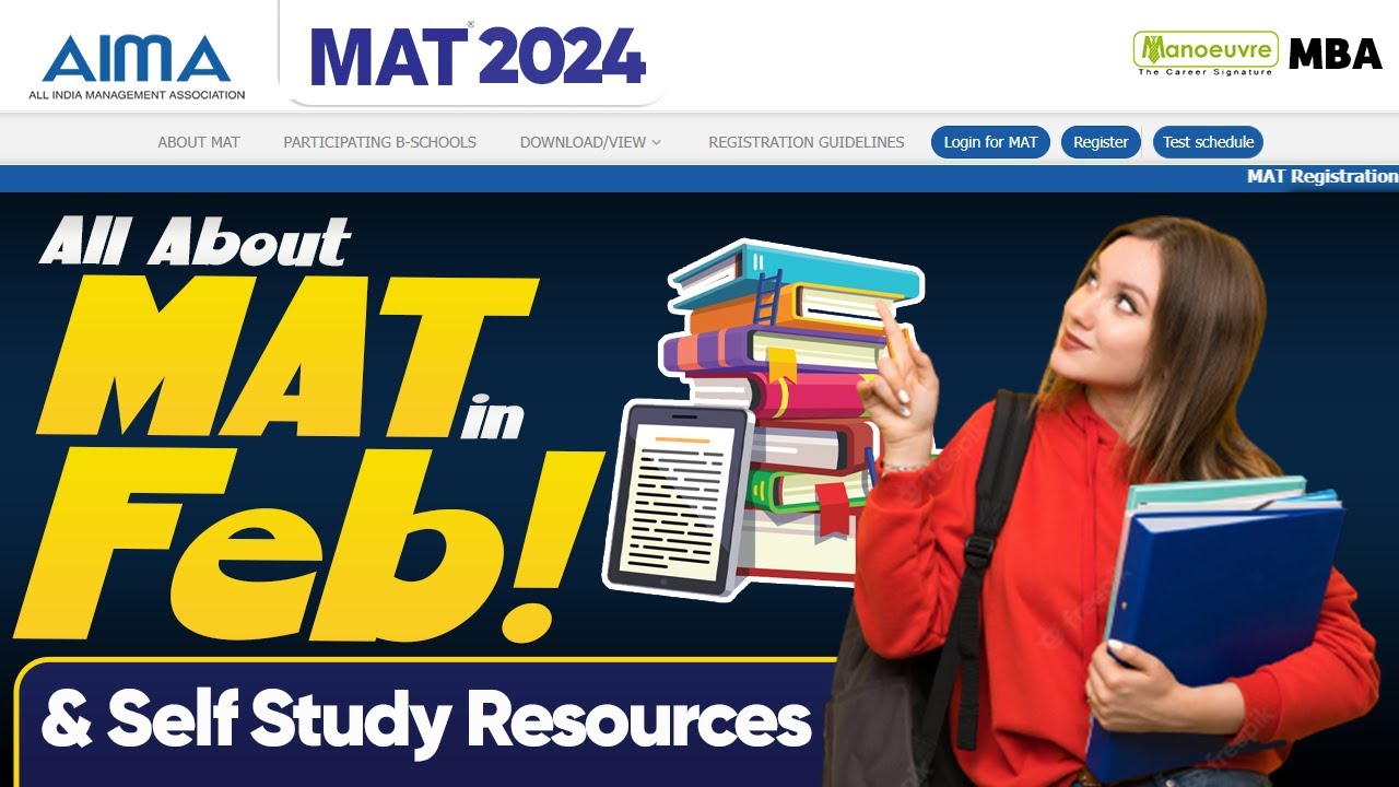 MBA MAT 2024 - All About MAT in Feb | Eligibility | Paper Pattern| Self Study Resources | Must ...