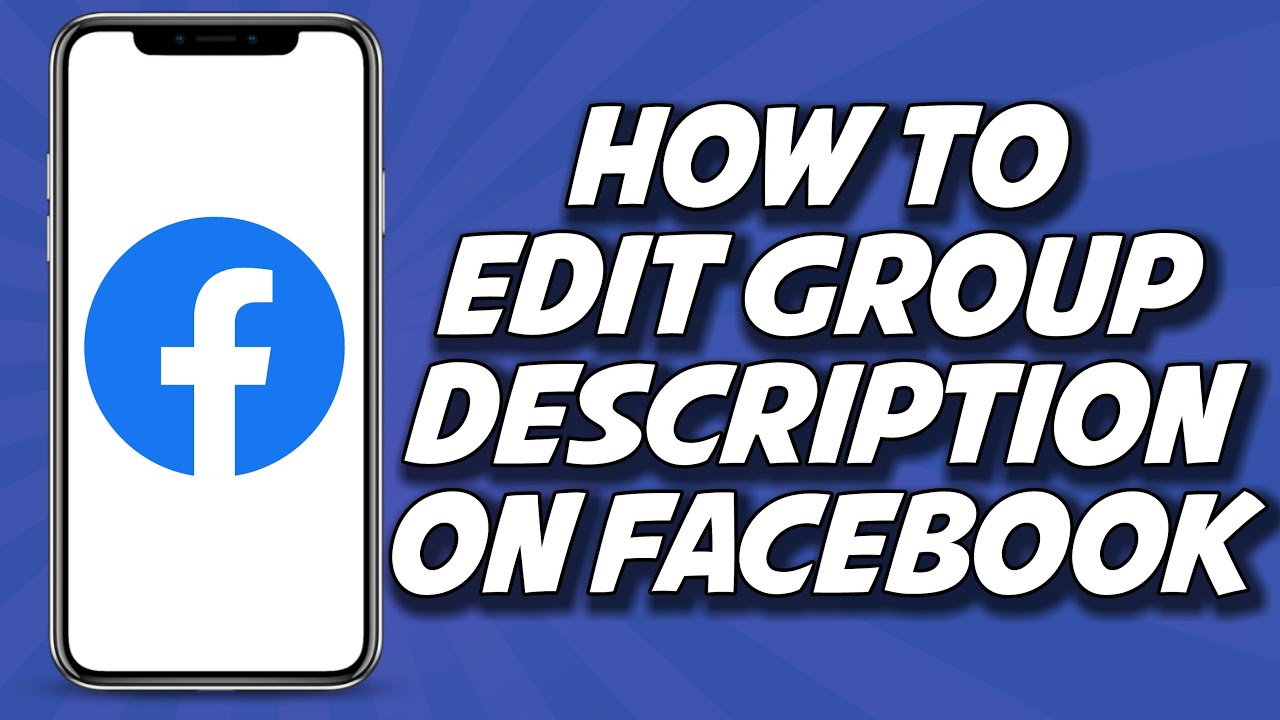 How To Change Group Description On Facebook 2023 (TUTORIAL) - YouTube