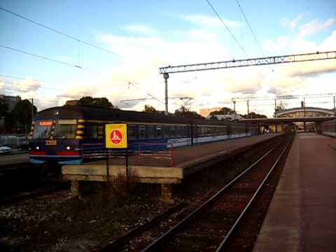 Elektriraudtee (Electric railway) Commuter train to Klooga-rand departs ...