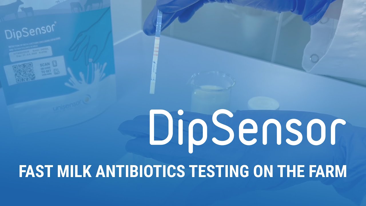 Fast Milk Antibiotics Testing: 3-Step Demo of DipSensor® on the Farm ...