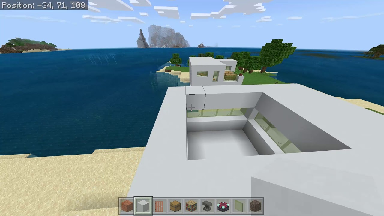 Minecraft Beton Villa - YouTube