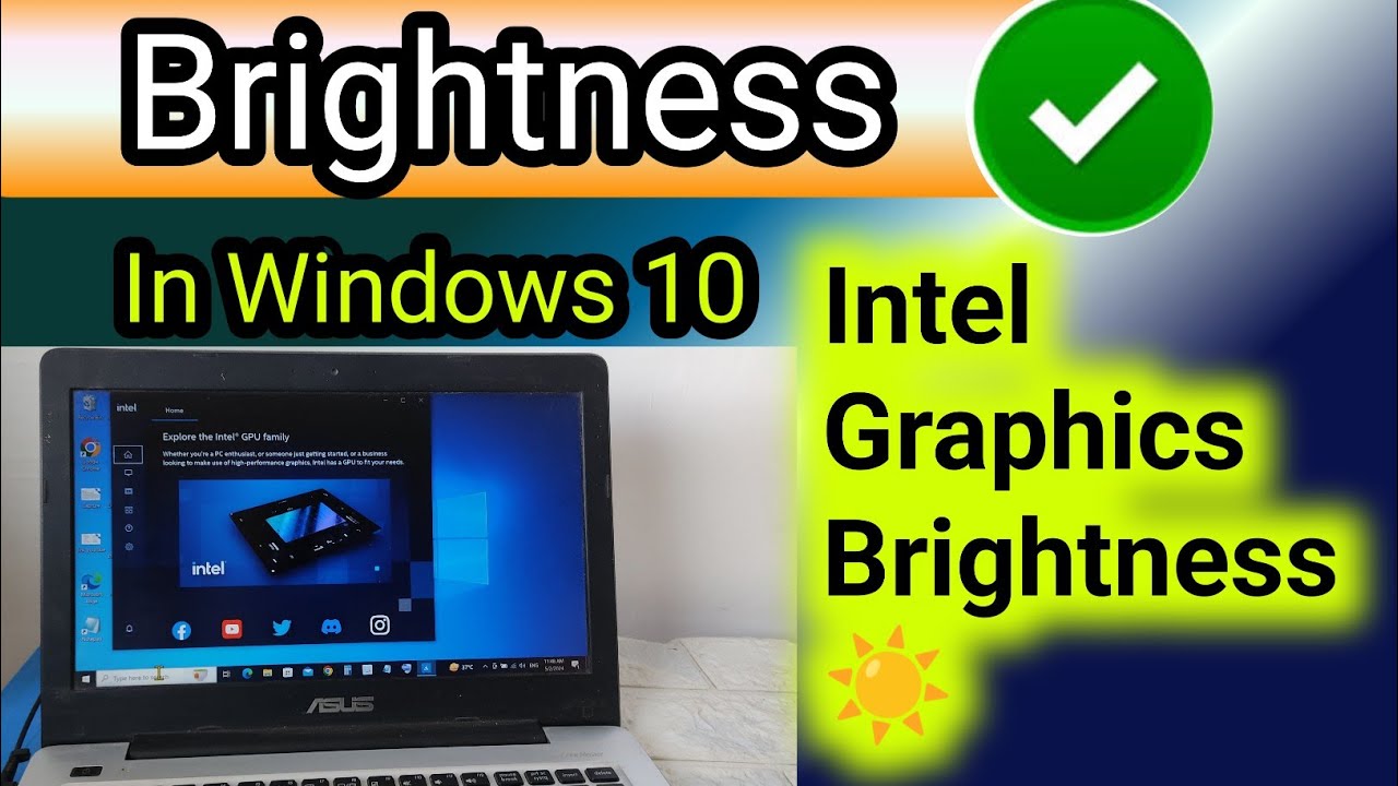 How to Decrease Brightness 🔅 in Windows 10 || Increase Brightness in pc (कैसे) टिप्स - YouTube
